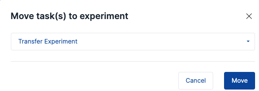 How To Move Tasks to a different Project